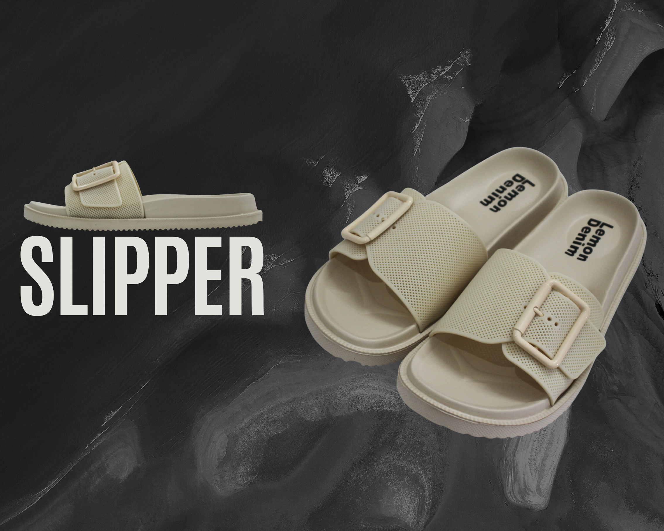 Slippers - LEMON DENIM