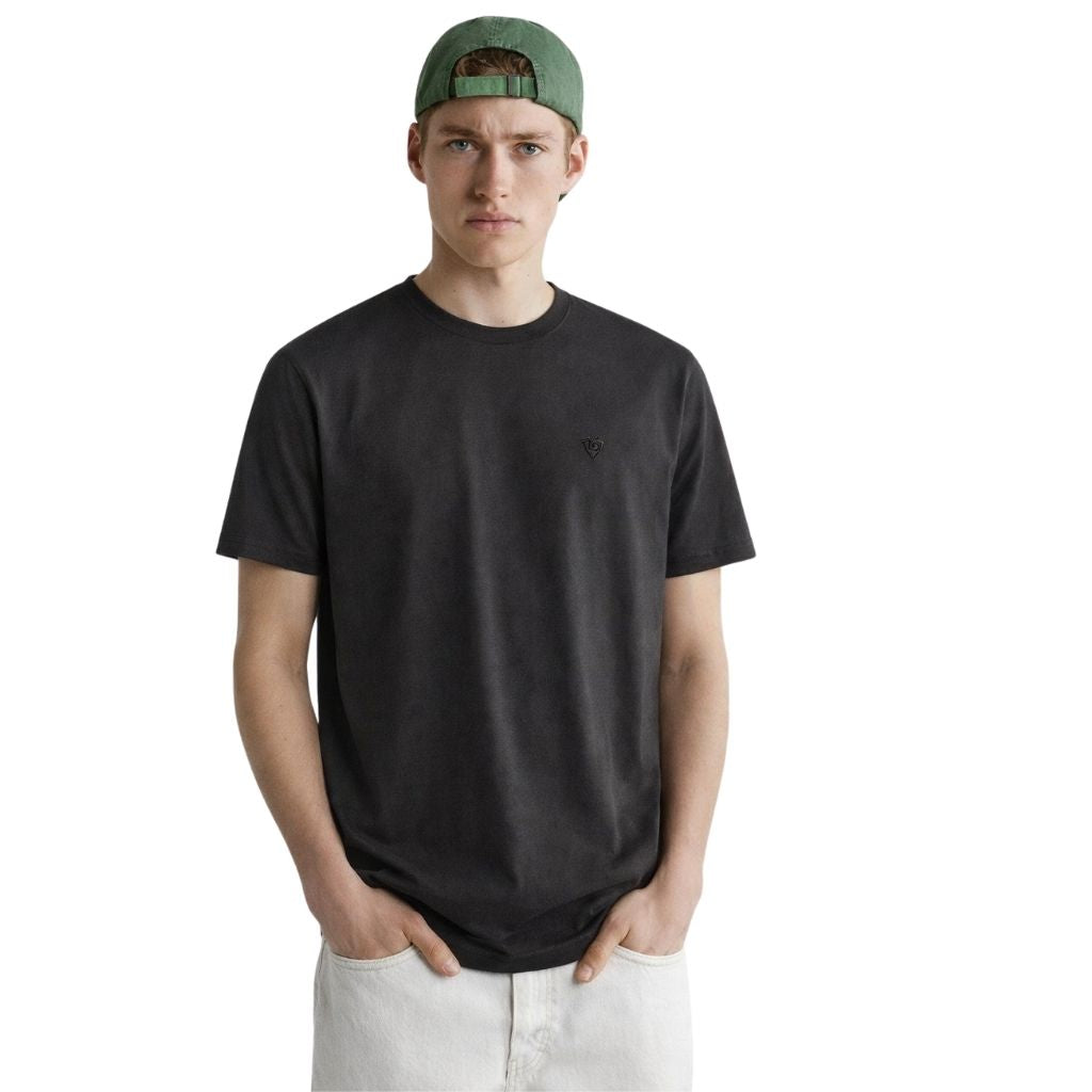 Mens Jarsey Round Neck T-Shirt (A-3410) - LEMON DENIM